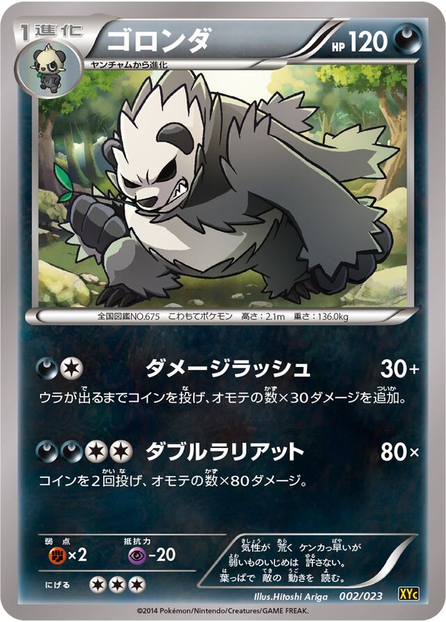 Pokemon Pangoro Card