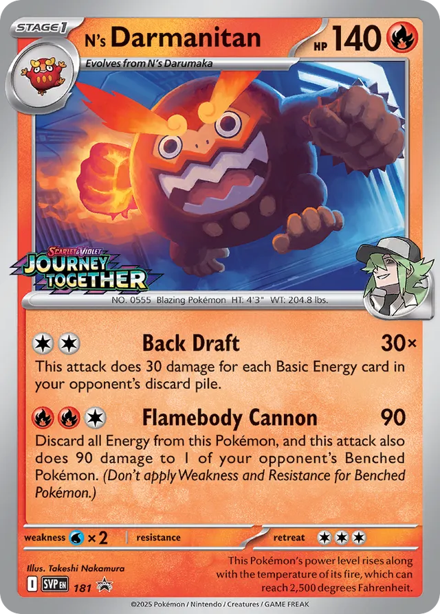 N's Darmanitan (Scarlet & Violet Promos 181) (International TCG) – TCG ...