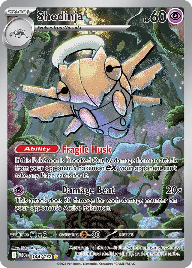Shedinja (Mega Evolution 144/132) (International TCG) – TCG Collector