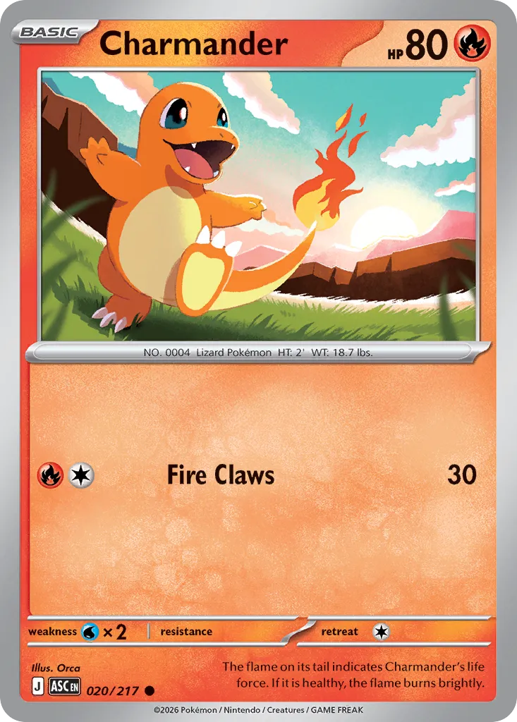 Charmander (Ascended Heroes 020/217) (International TCG) – TCG Collector
