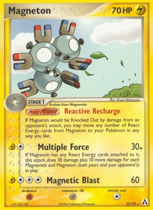 Magneton Pokemon Card