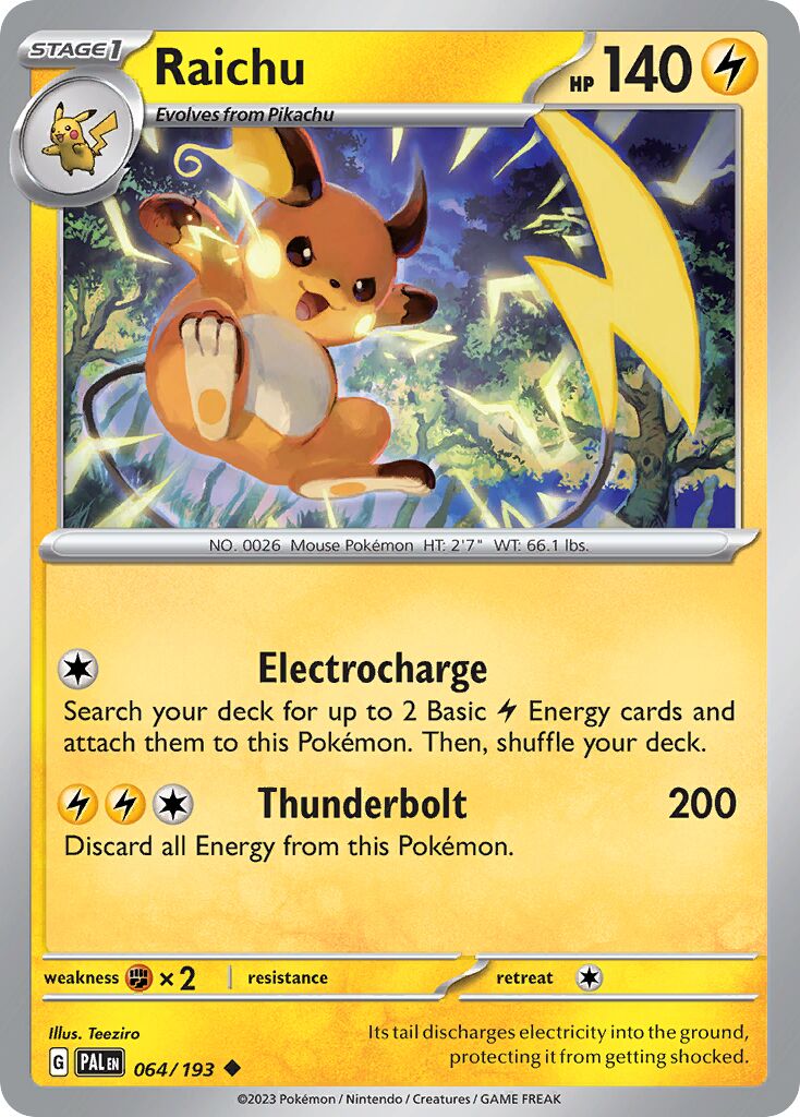 Raichu cards – TCG Collector