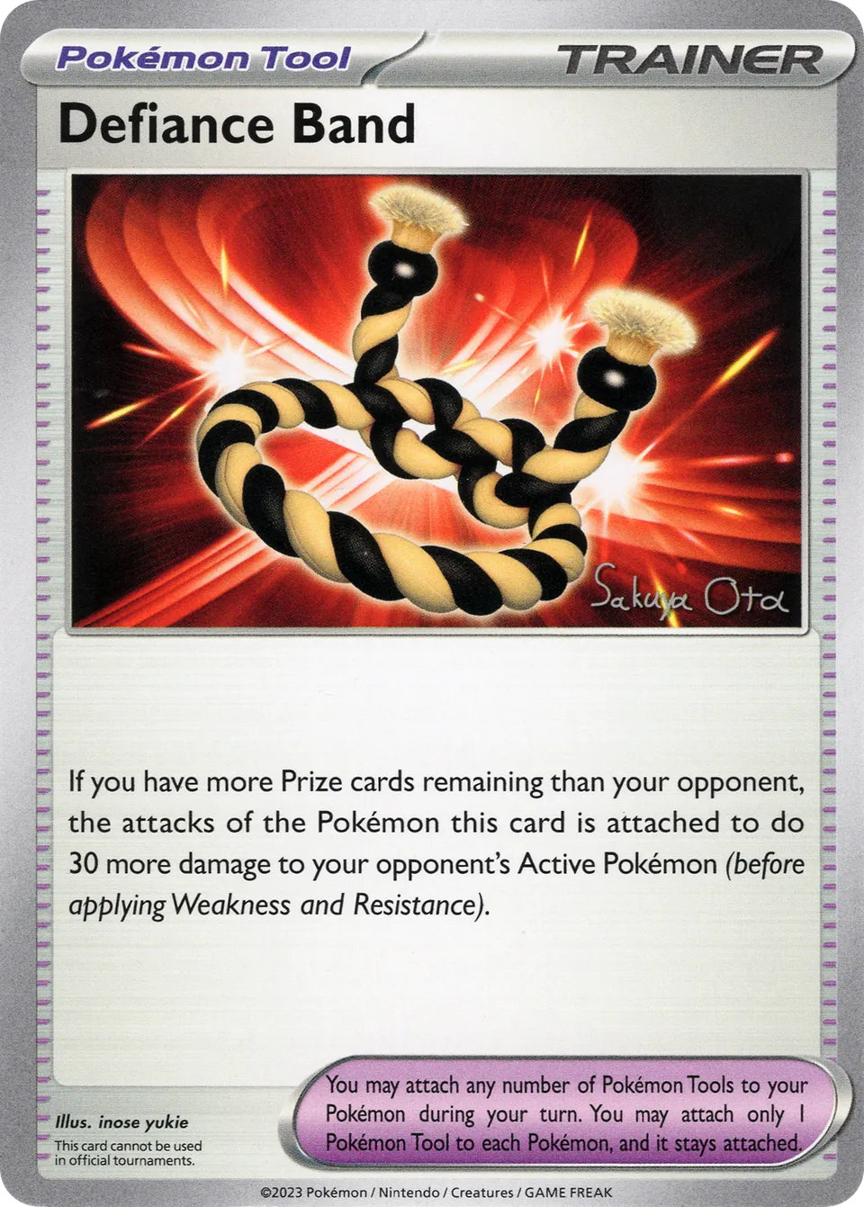 Defiance Band (WC Deck 2024 (Ancient Toolbox) No. 023) (International ...