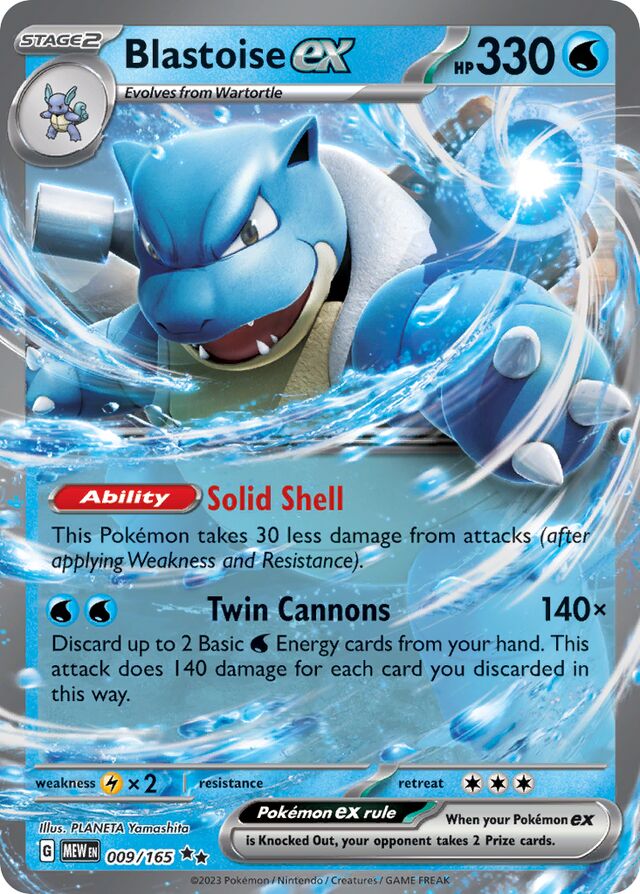 Mega Blastoise Pokemon Card