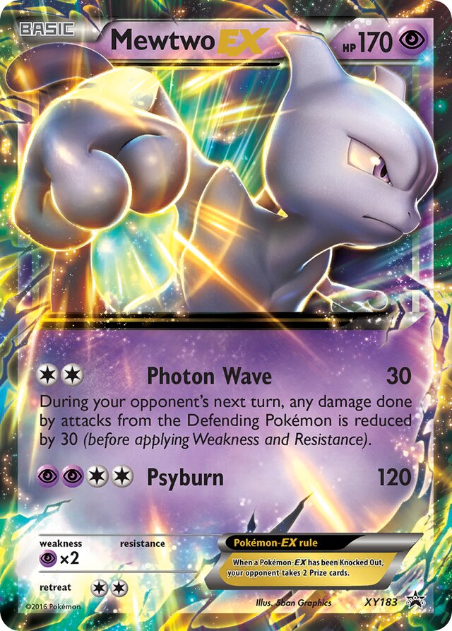 Mewtwo EX XY Black Star Promos XY183 TCG Collector Mewtwo EX XY Black Star Promos XY183 TCG Collector
