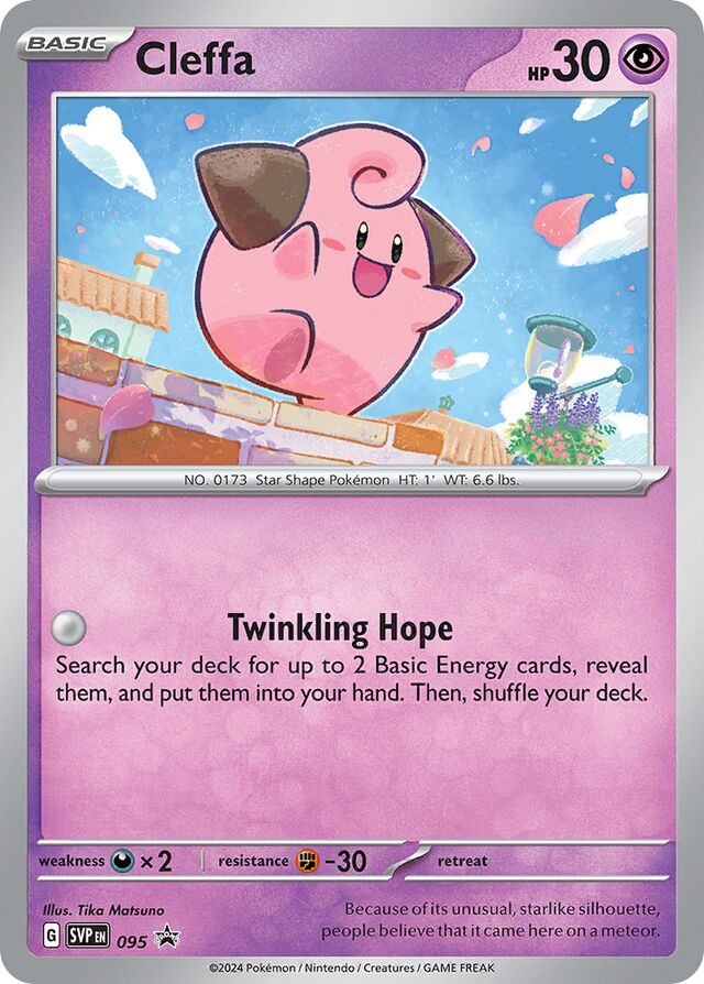 Cleffa (Scarlet & Violet Promos 095) (International TCG) – TCG Collector